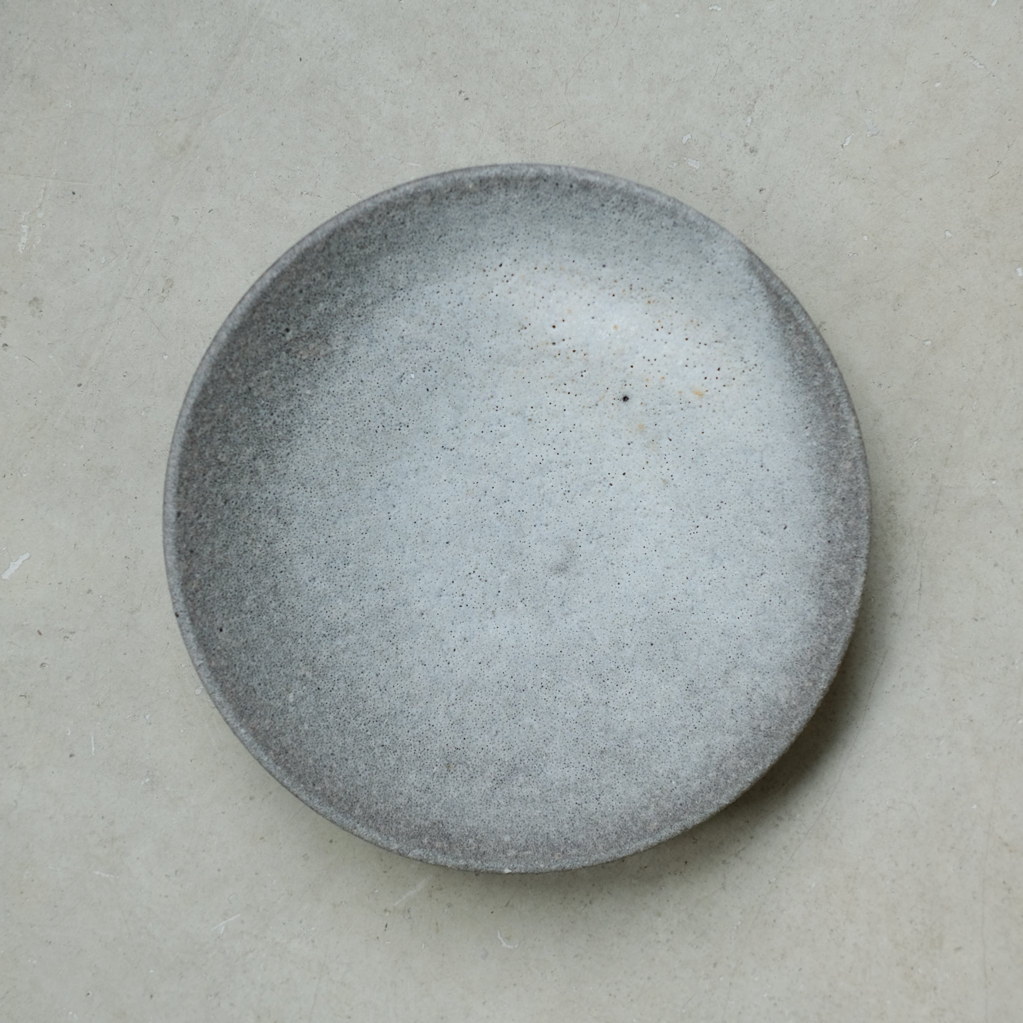 Moon plate by ceramist Benoit Audureau at Brutal Ceramics
