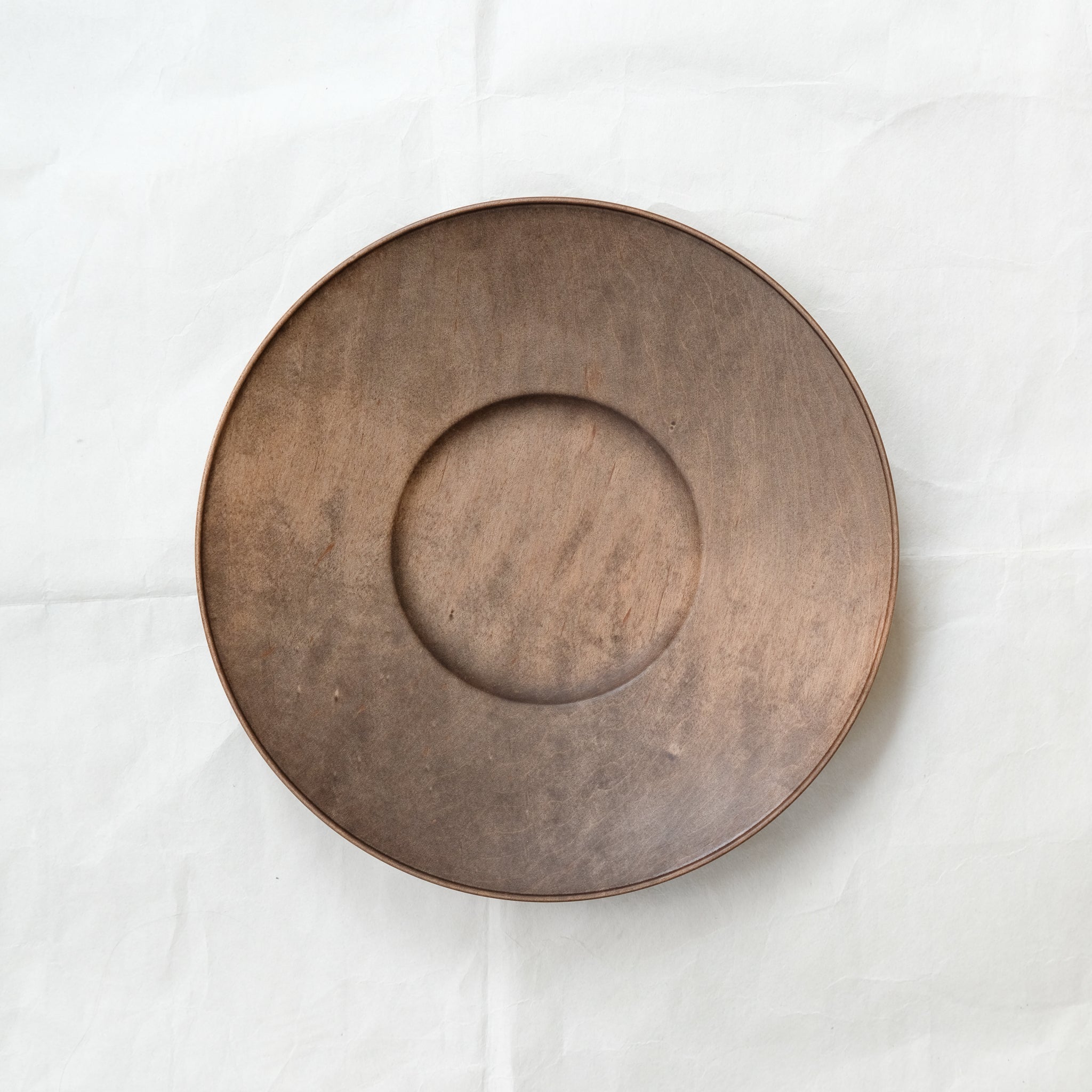Japanese maple soup plate D21cm - brown by Yu Uchida – Brutal Ceramics