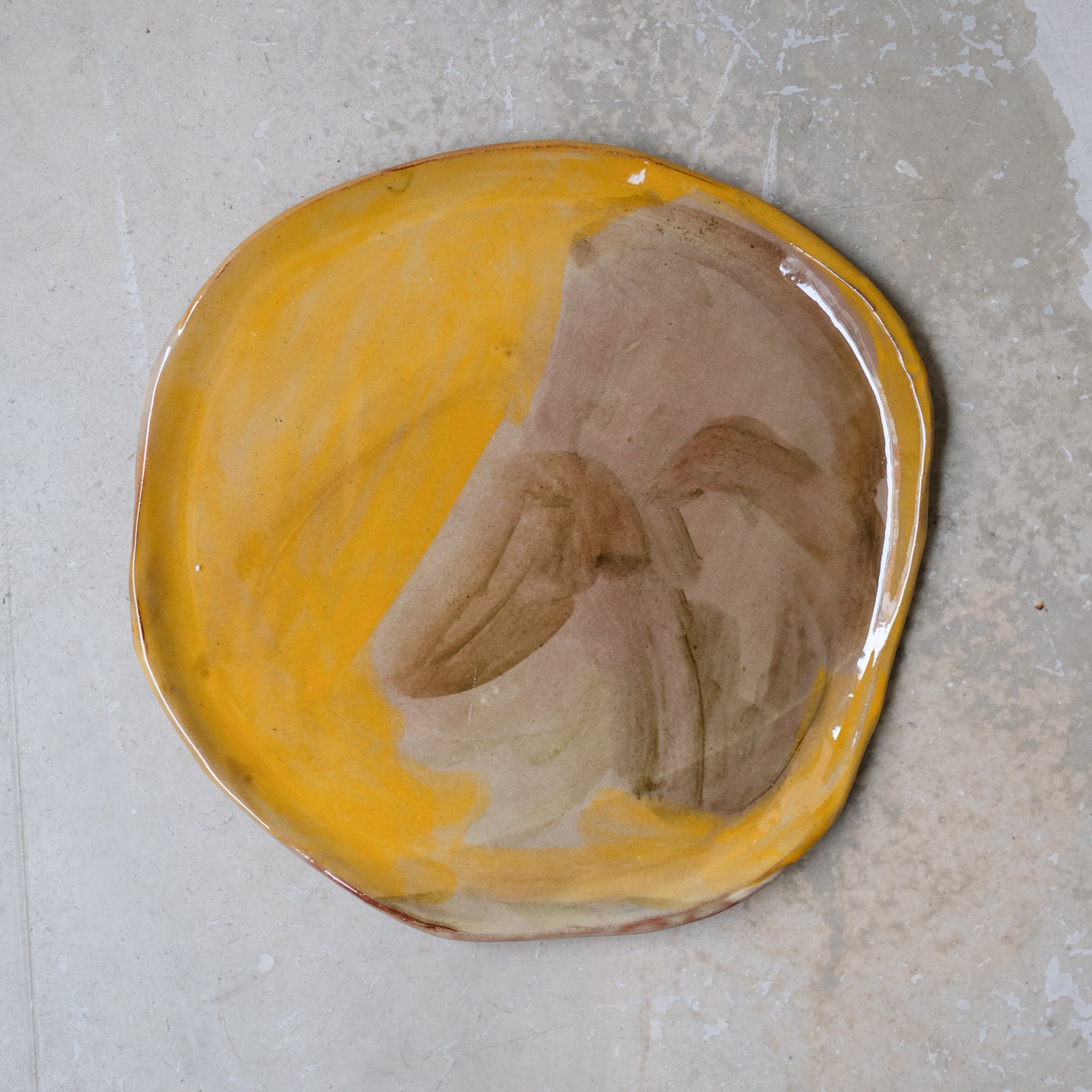 Assiette W2335 en faïence rouge D 19cm - Multicolore d'Héloise Bariol ...