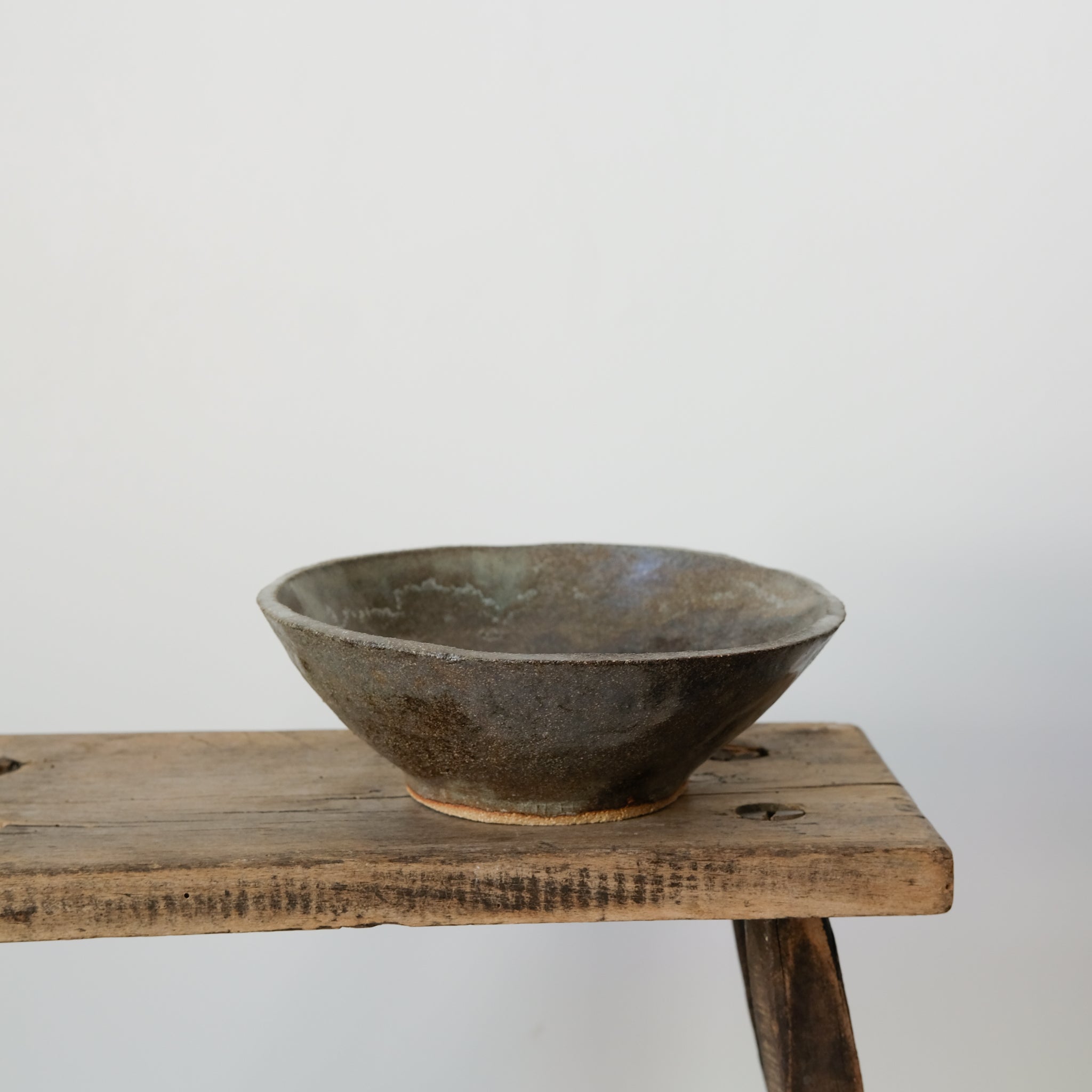 Stoneware bowl by Mathilde Martin at Brutal Ceramics